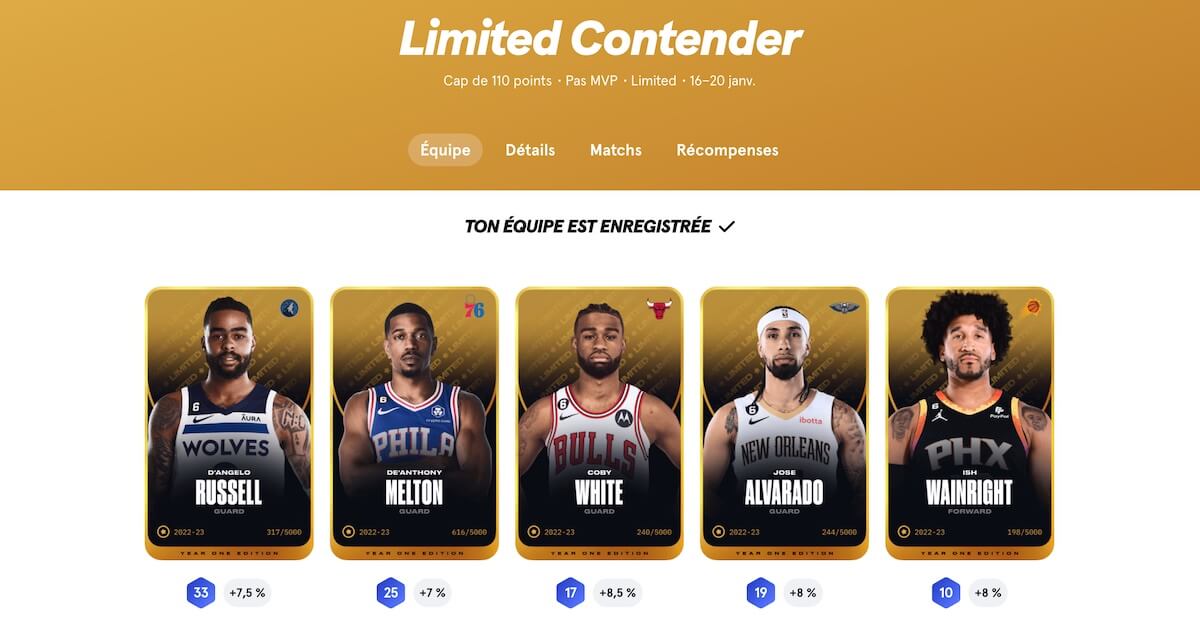 Sorare NBA : Play on the new fantasy basket ball game